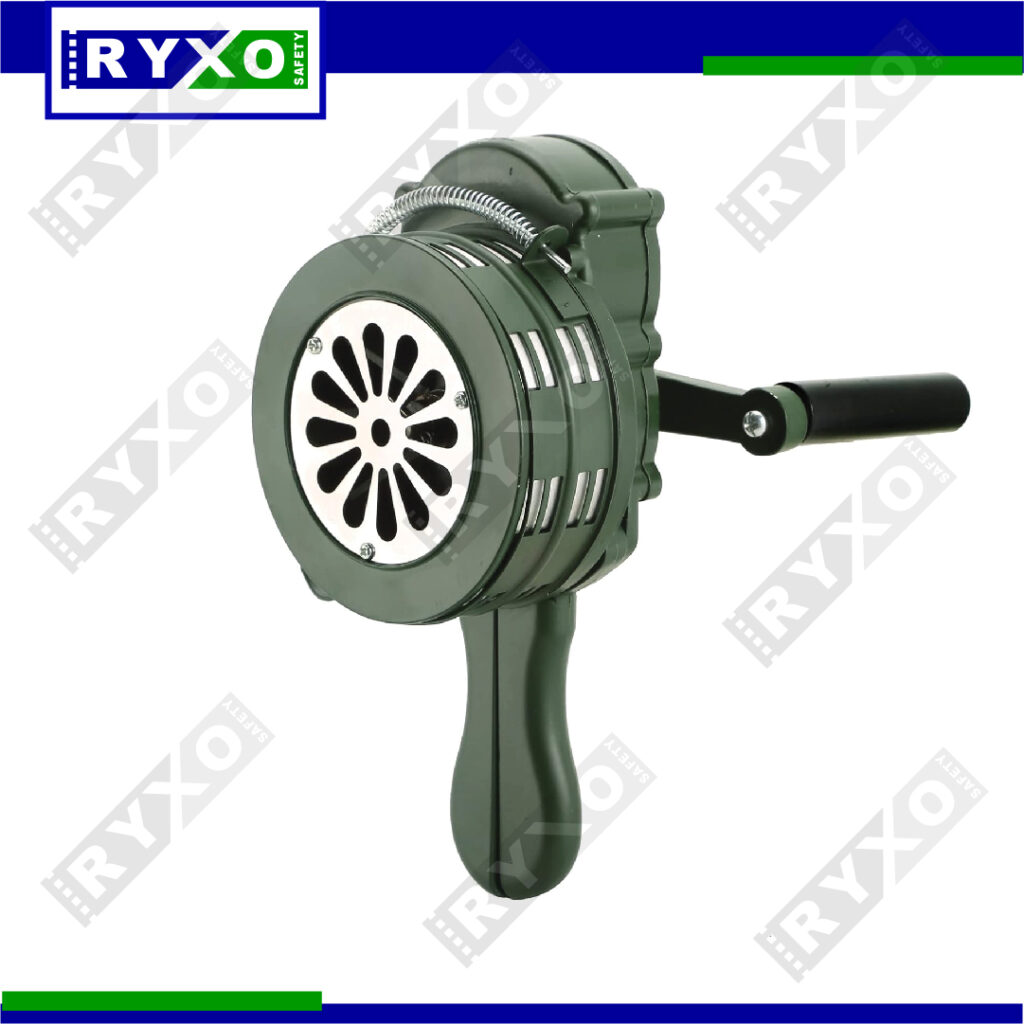 HAND OPERATED MANUAL SIREN 110dB | #11599 - ryxosafety